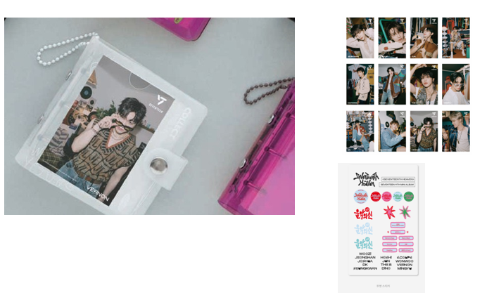 PREORDER : Seventeen 3D Lenticular Photo Card Binder PM 5:26 Version ...